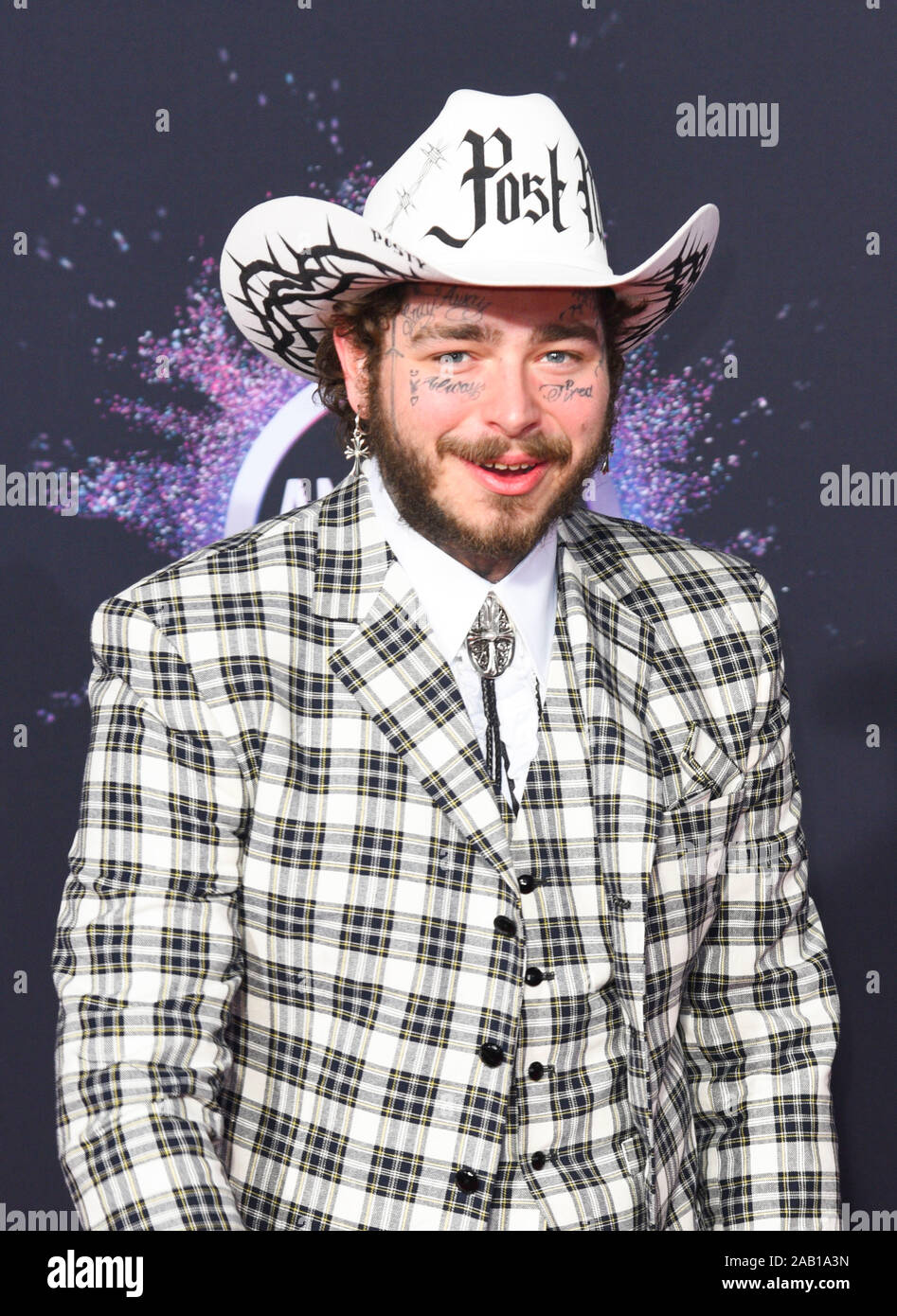 Los Angeles, Ca. 24th Nov, 2019. Post Malone attends the 2019 American ...