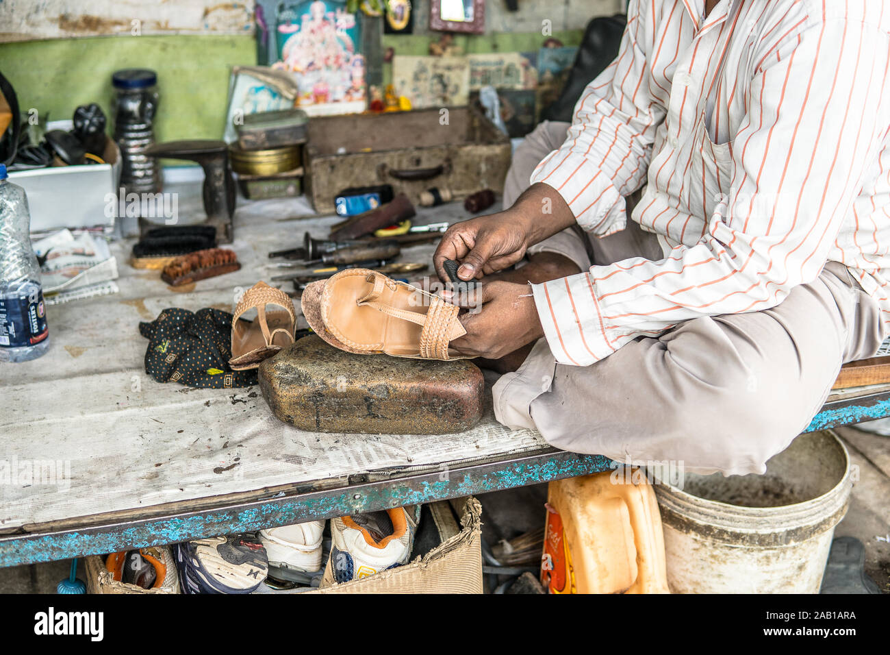 Bangalore, India, June 2018, streets of Bengaluru city, Hindu Indian ...