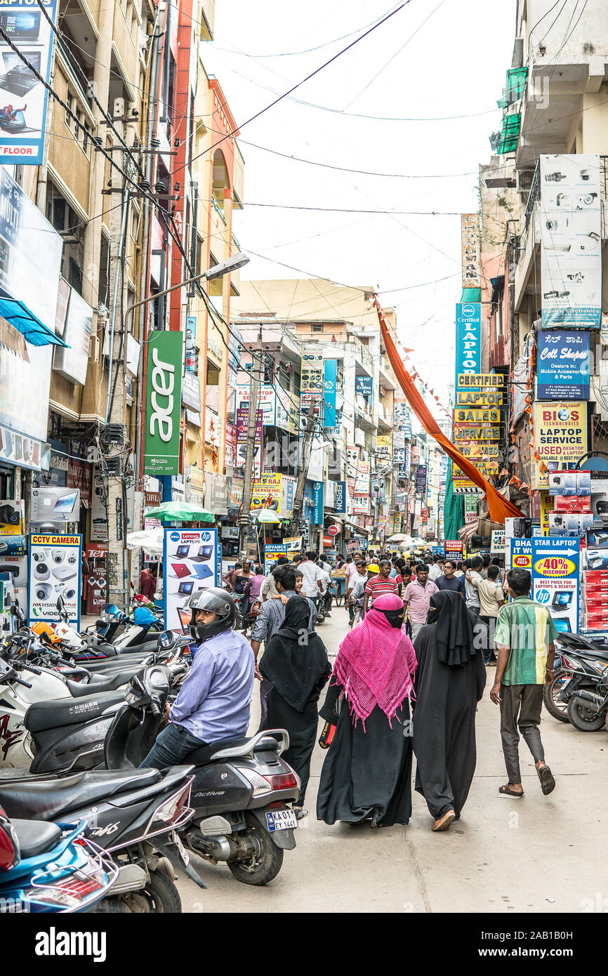 Bengaluru city, sadar patrappa road hi-res stock photography and images ...
