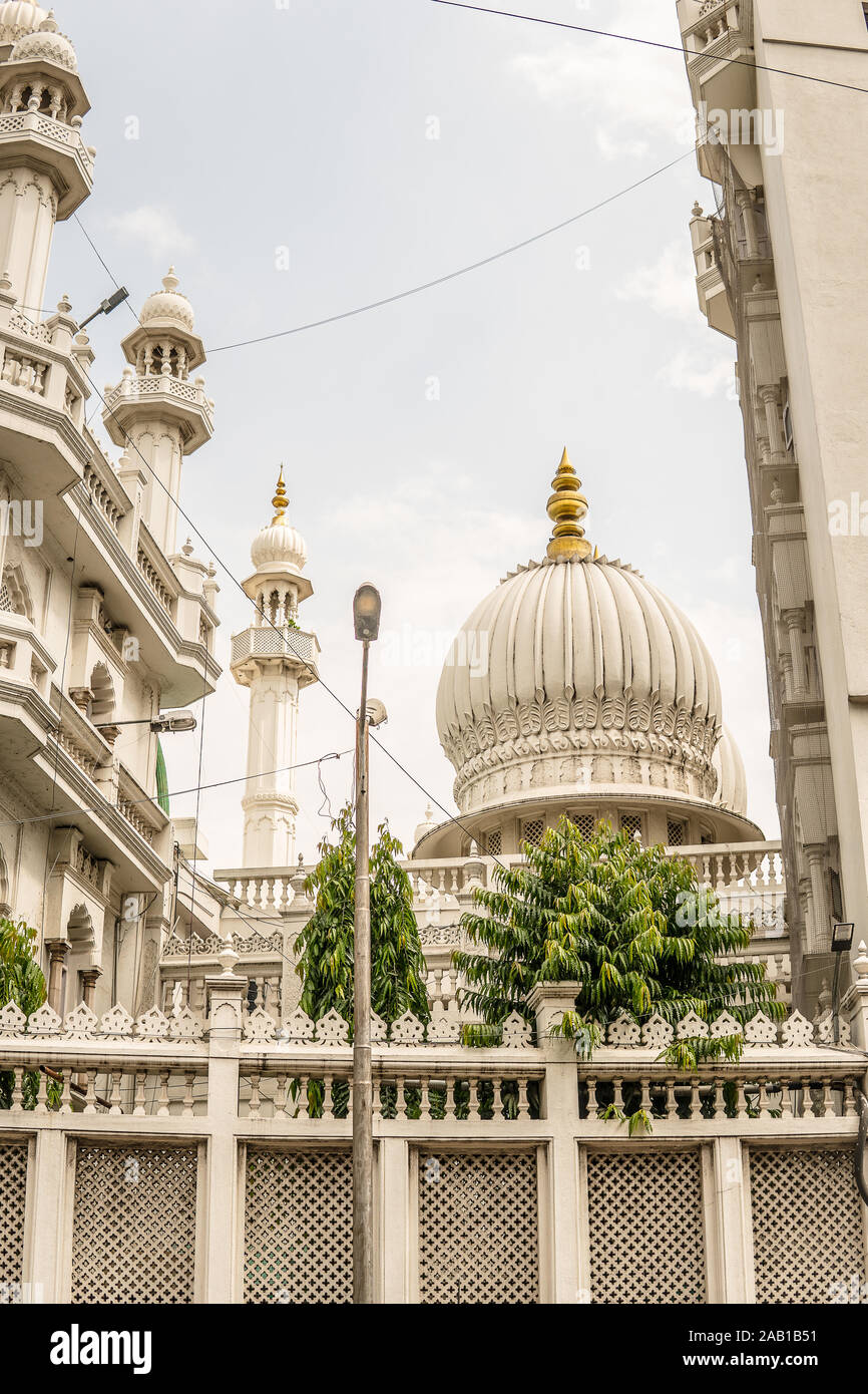 Bengaluru city, Muslim Jamia Masjid mosque, religion of Islam, tall ...