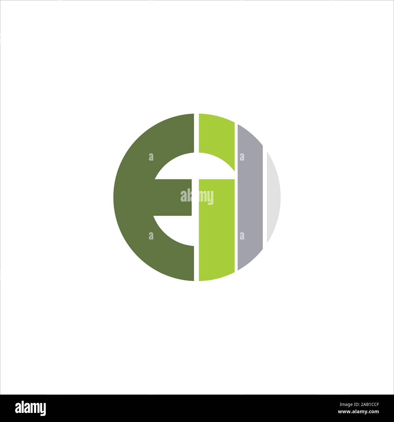 Initial letter ei or ie logo vector design templates Stock Vector Image ...