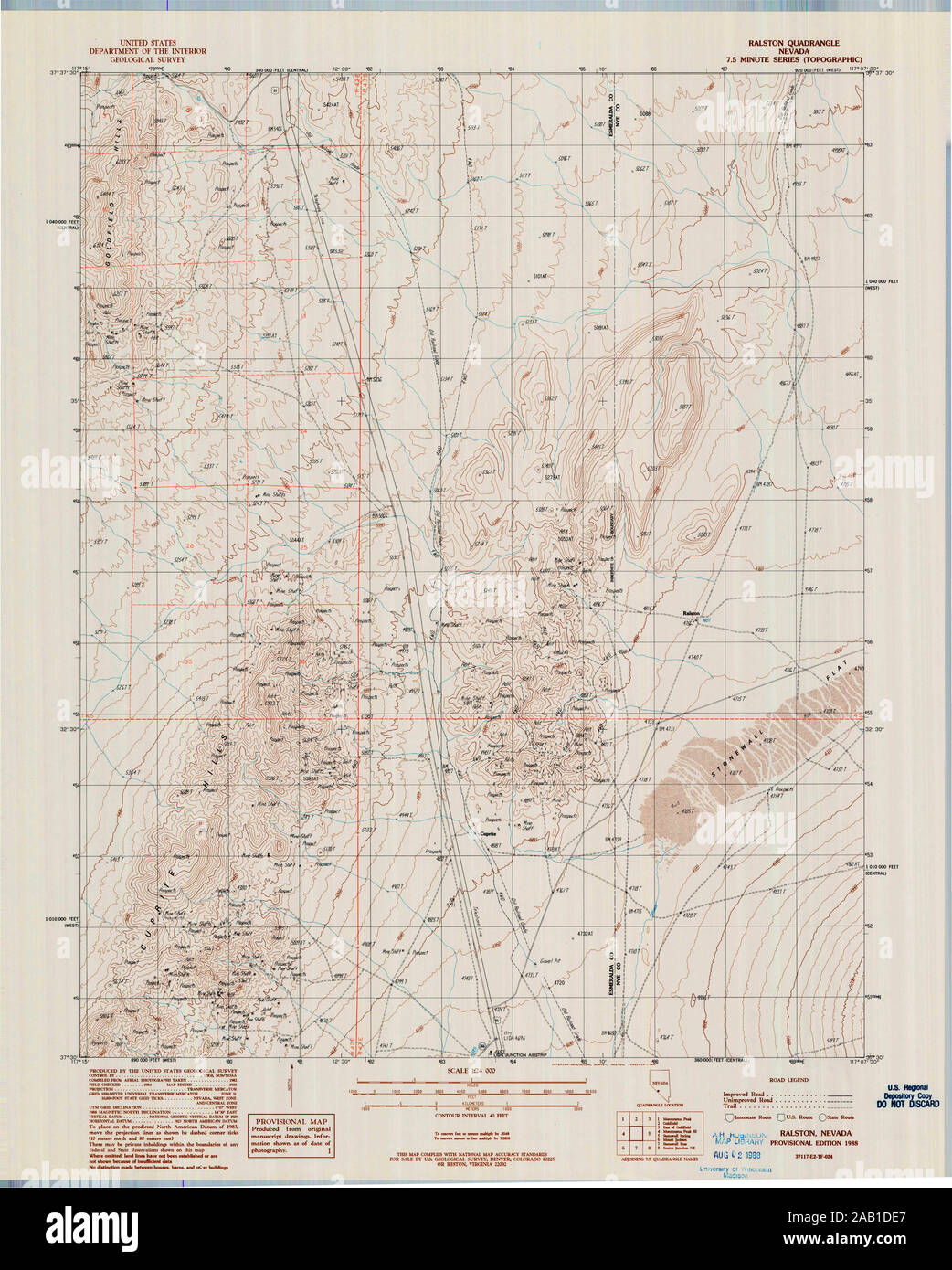 Map of ralston hi-res stock photography and images - Alamy