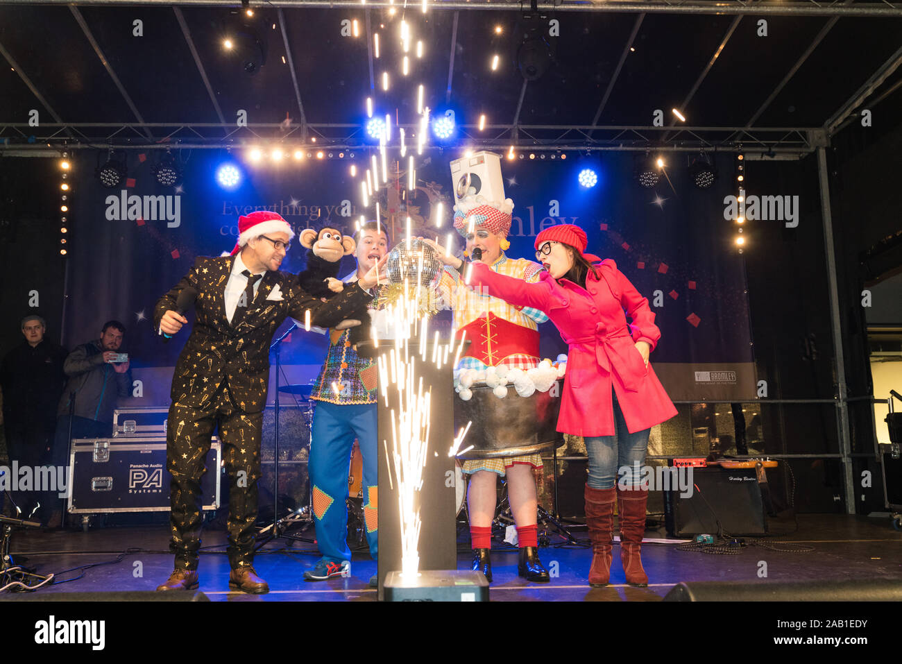Bromley Town Centre Christmas Lights Switch On by Panto icon ...