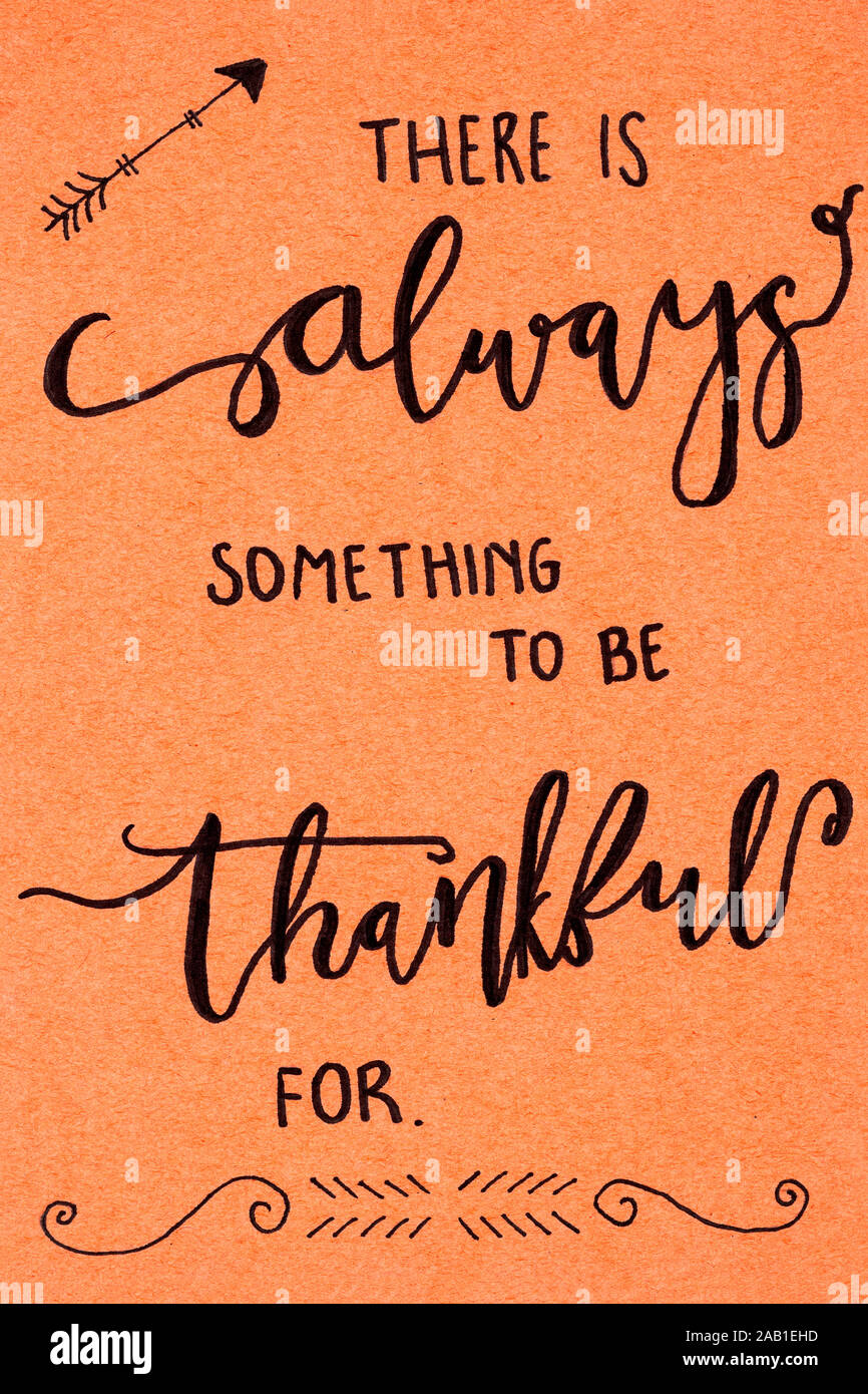 Always grateful hi-res stock photography and images - Alamy