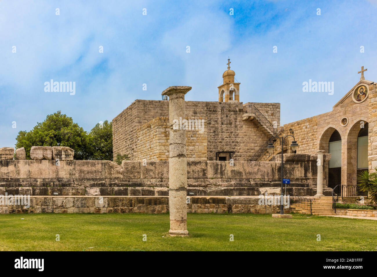St John the Baptist monastery Deir Al Kalaa Beit Mery ruins in Beirut ...