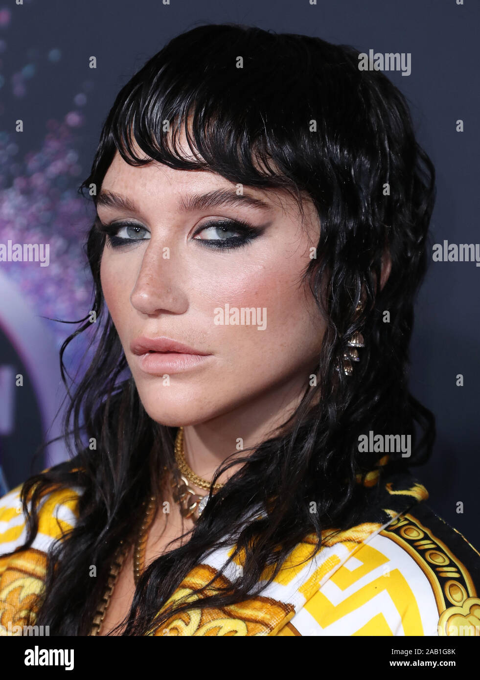 Los Angeles, United States. 24th Nov, 2019. Singer Kesha arrives at the ...