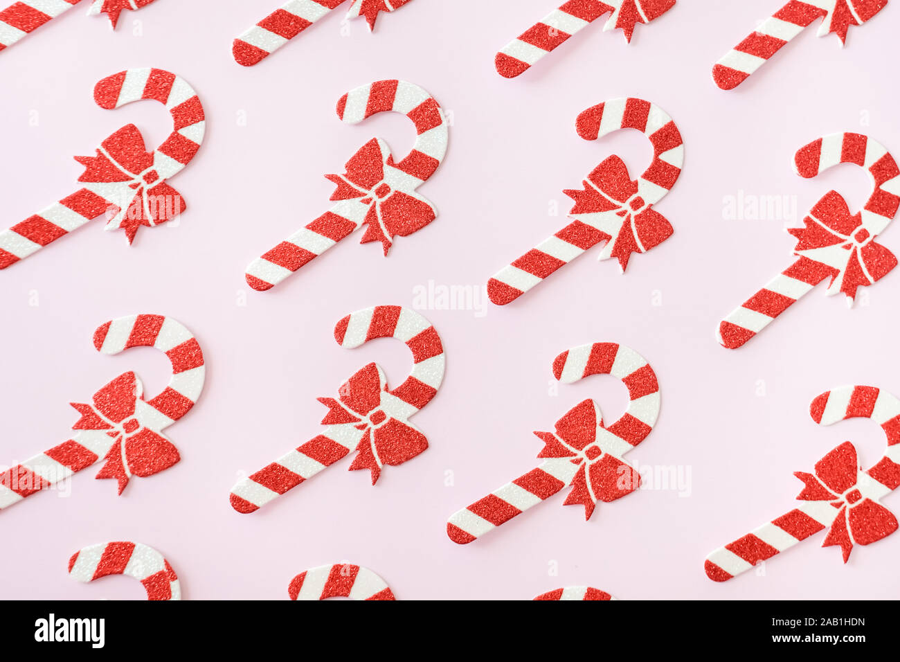 Christmas candy cane pattern Stock Photo - Alamy