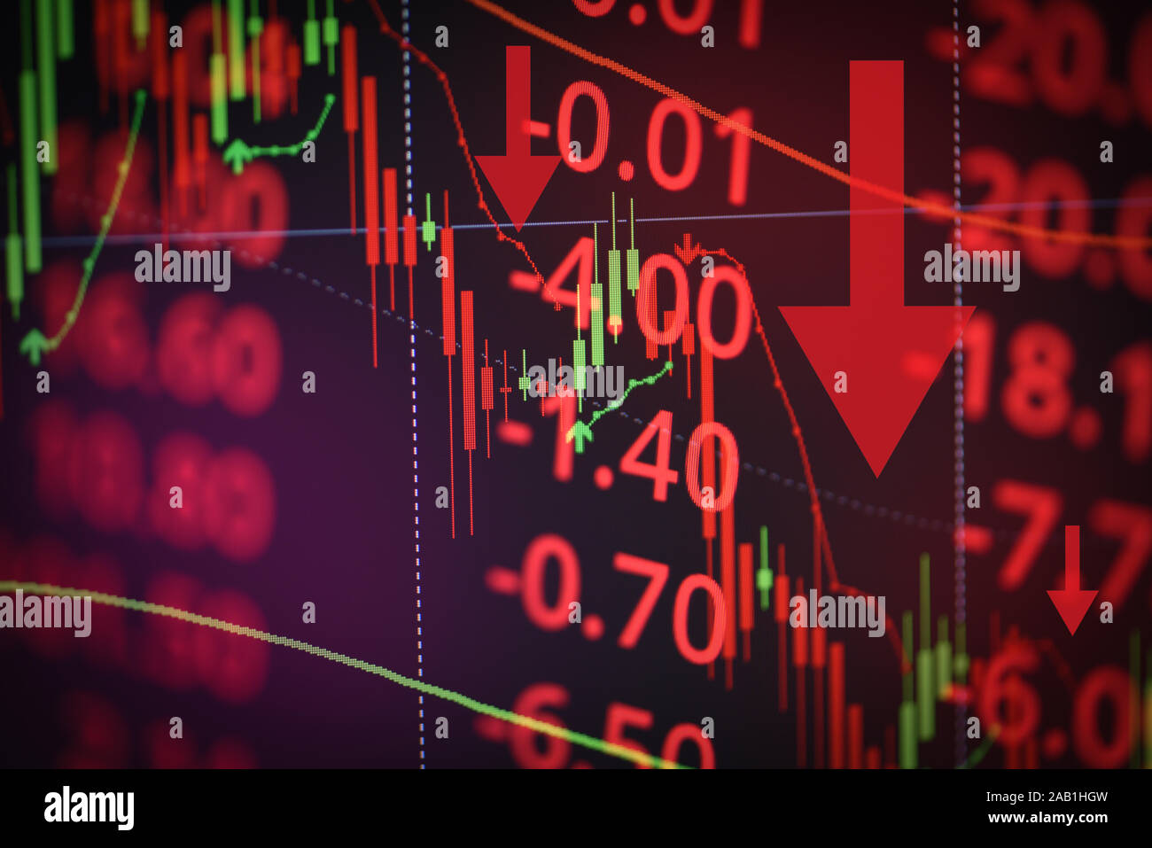 Stock crash market exchange loss trading graph analysis investment ...