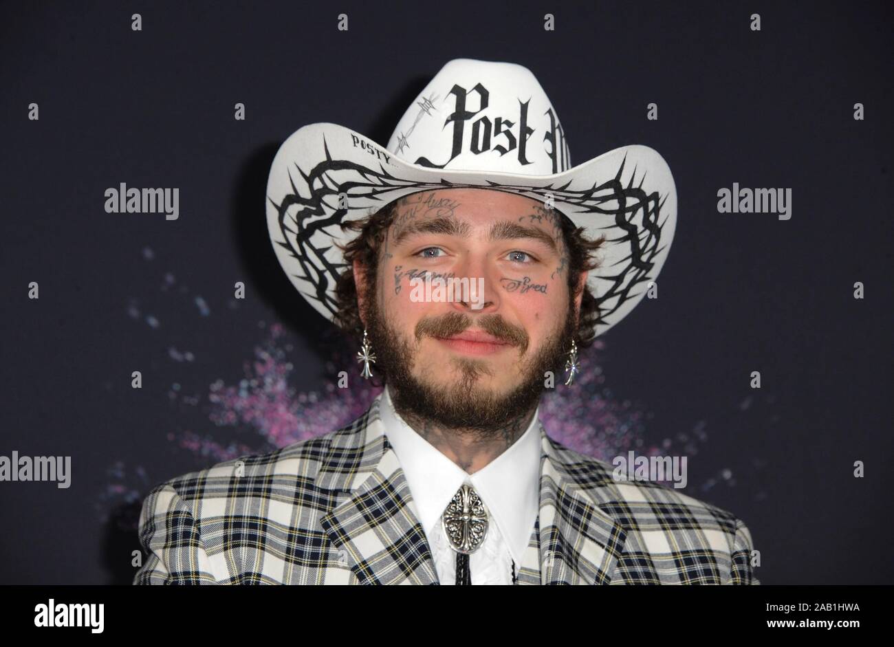 Los Angeles, CA. 24th Nov, 2019. Post Malone at arrivals for 2019 ...