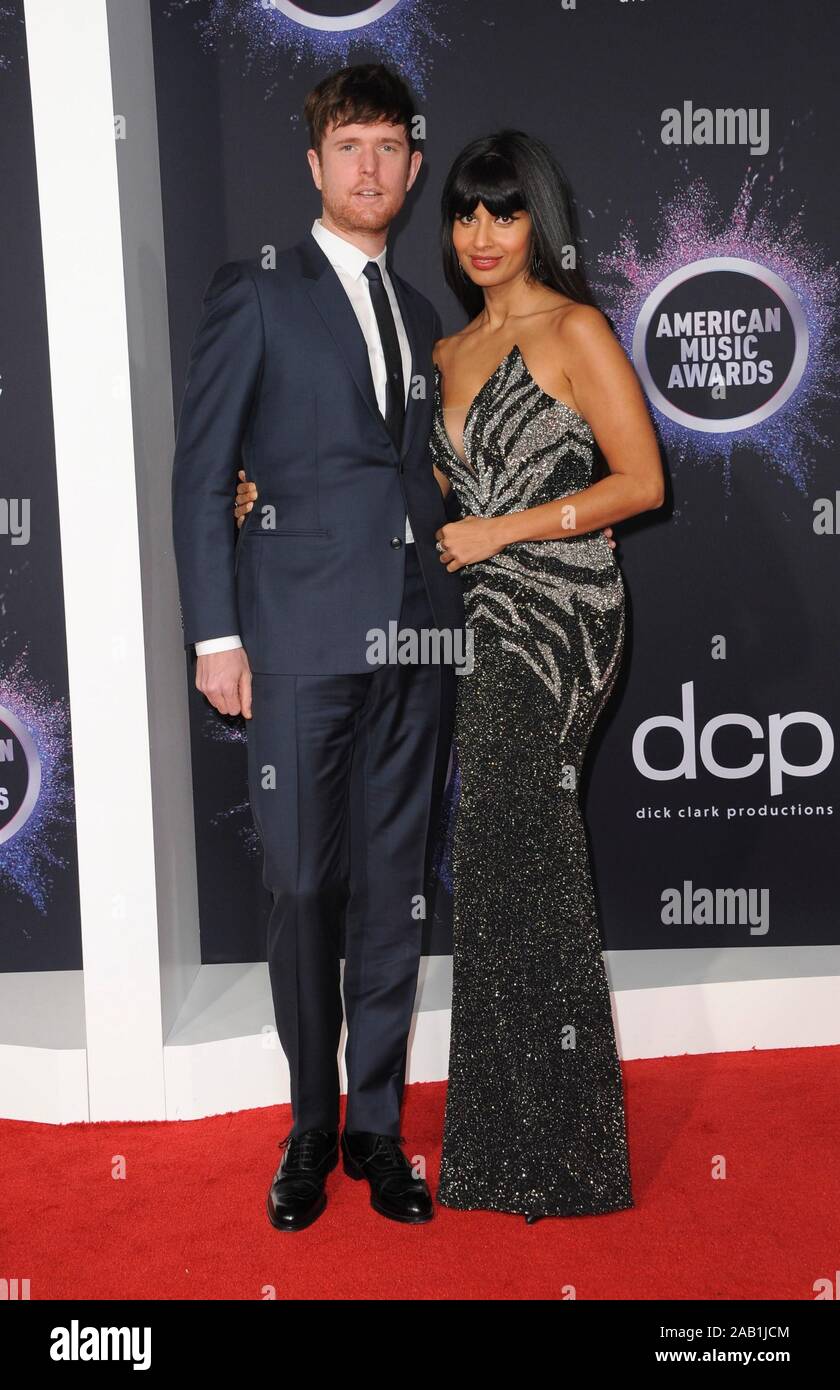 Los Angeles, CA. 24th Nov, 2019. James Blake, Jameela Jamil at arrivals ...