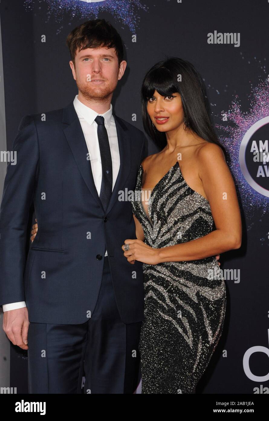 Los Angeles, CA. 24th Nov, 2019. James Blake, Jameela Jamil at arrivals ...