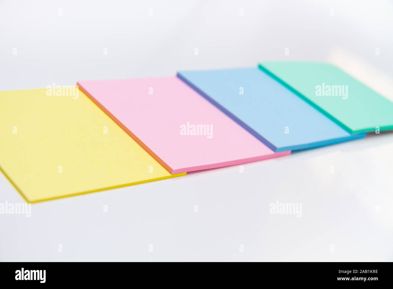 Photo of the Set of colored sticker Stock Photo - Alamy