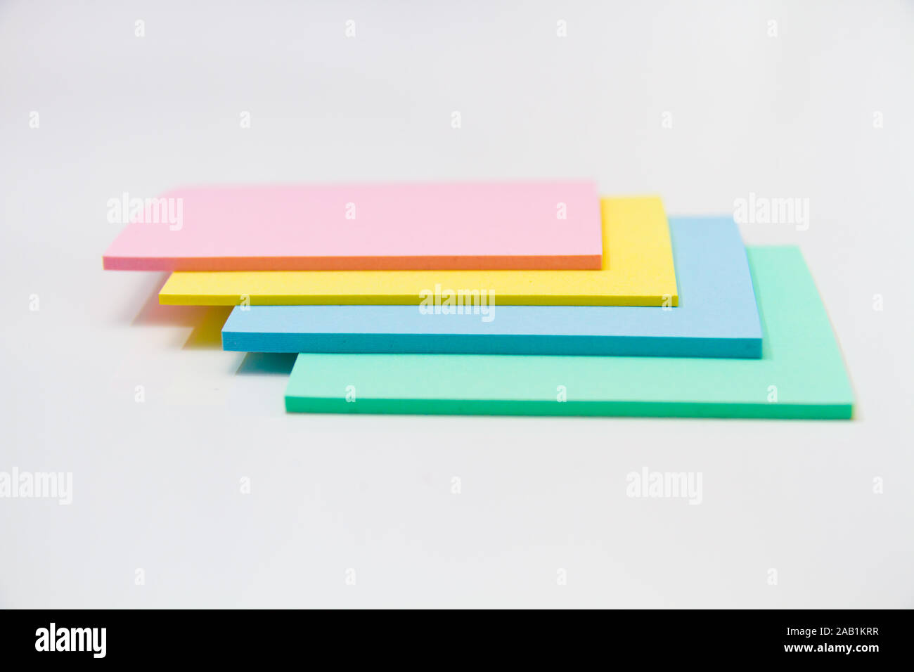 Photo of the Set of colored sticker Stock Photo - Alamy