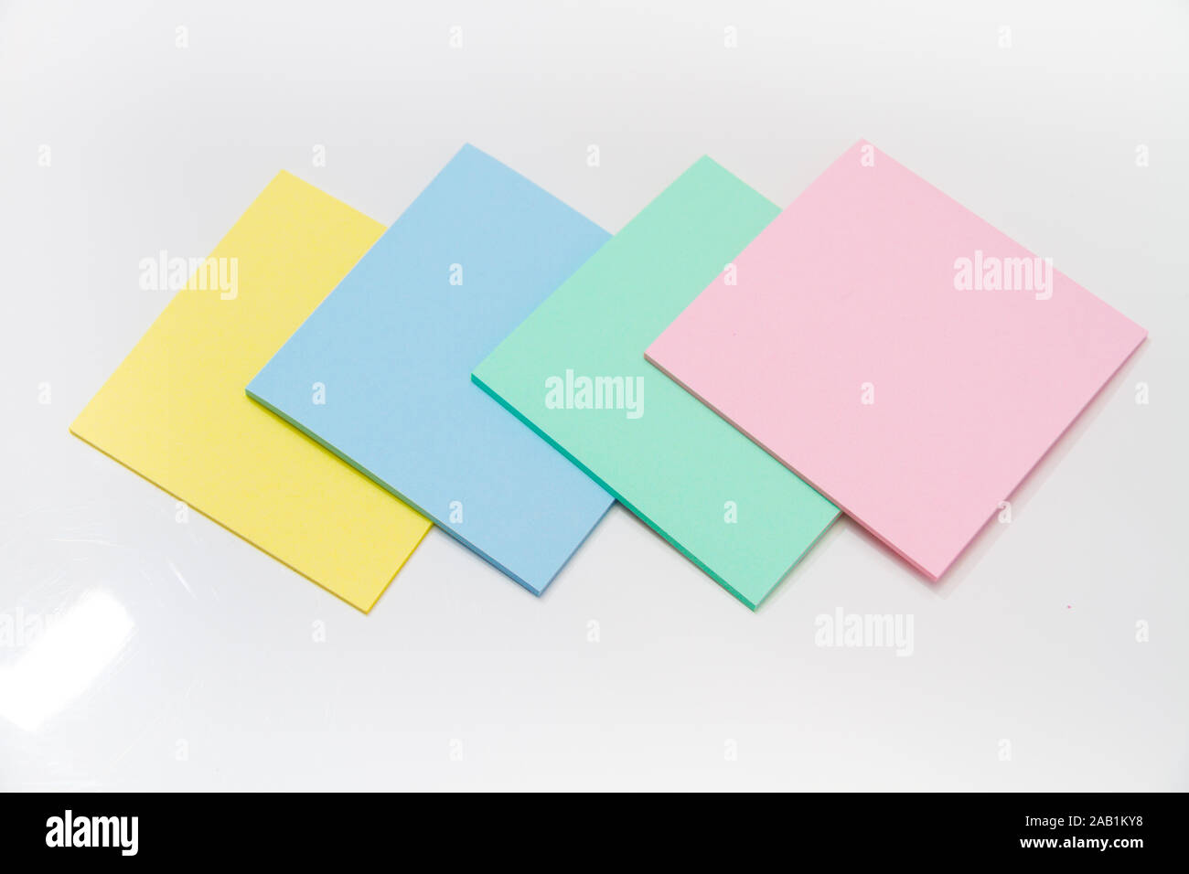 Photo of the Set of colored sticker Stock Photo - Alamy