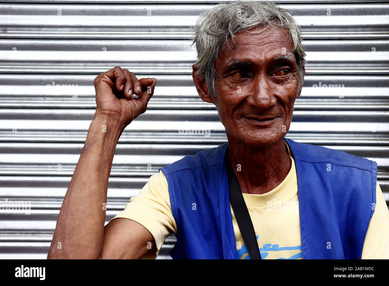 Antipolo City, Philippines - November 21, 2019: Adult Filipino man with ...