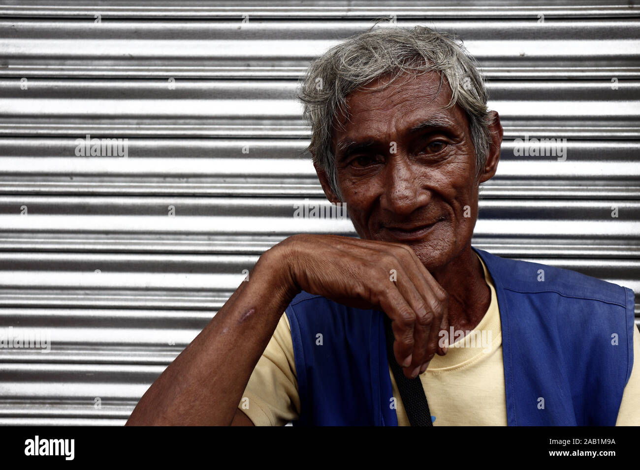 Antipolo City, Philippines - November 21, 2019: Adult Filipino man with ...