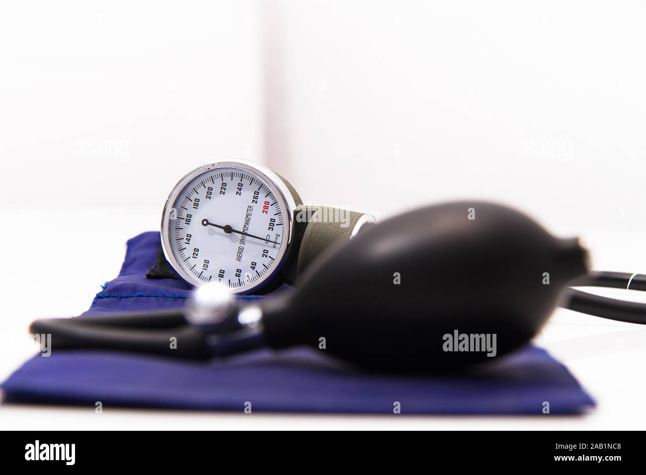 Blood pressure meter medical equipment Stock Photo - Alamy