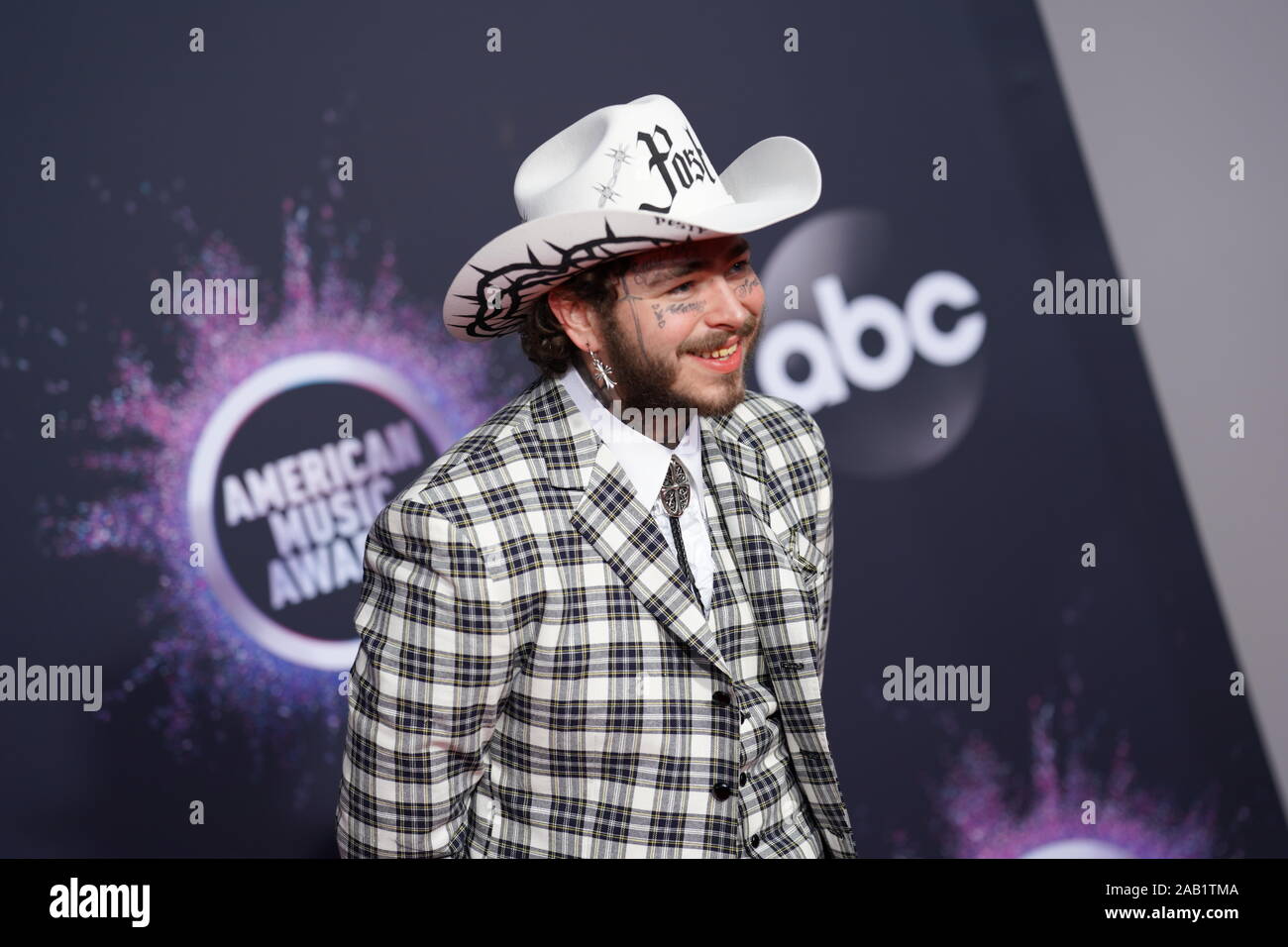 Los Angeles, Ca. 24th Nov, 2019. Post Malone at the 2019 American Music ...
