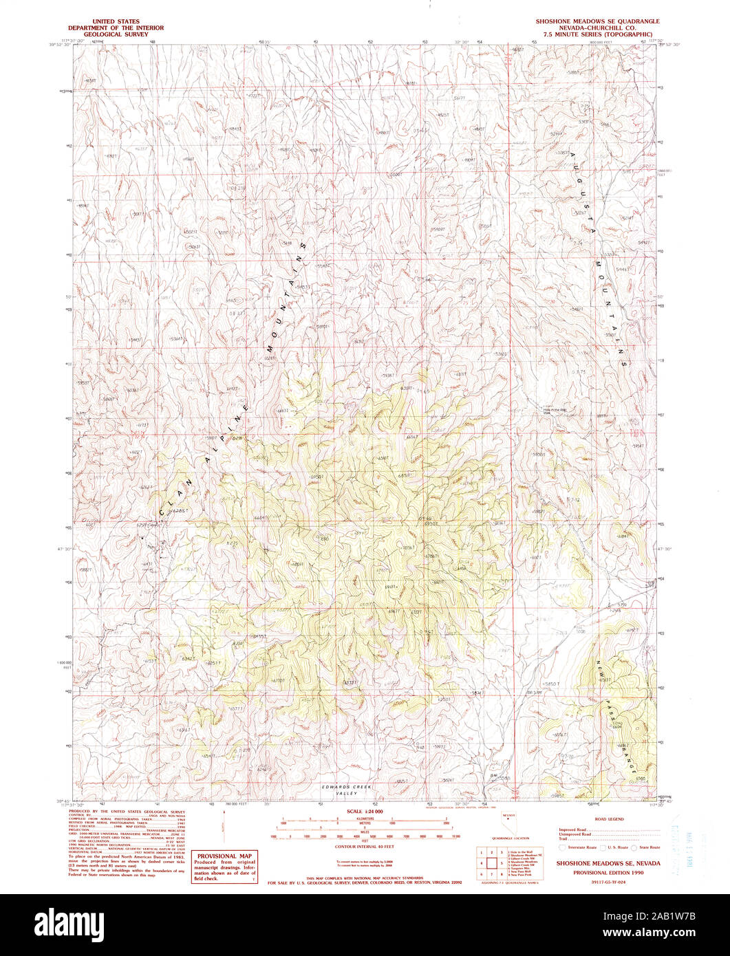 Map of shoshone Cut Out Stock Images & Pictures - Alamy
