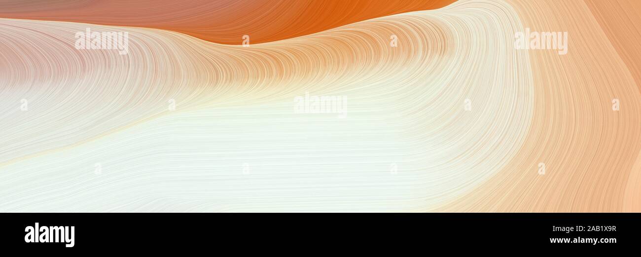 smooth swirl waves background illustration with antique white, beige ...