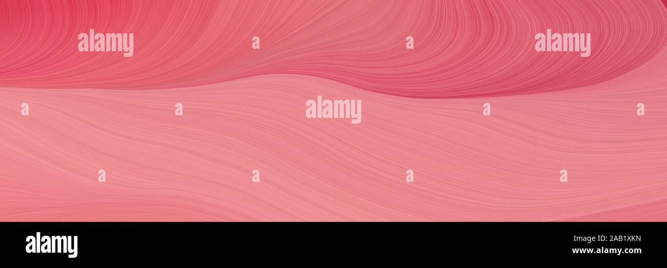 modern soft curvy waves background design with light coral, indian red ...