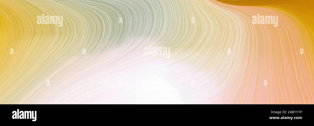 modern curvy waves background illustration with wheat, golden rod and ...
