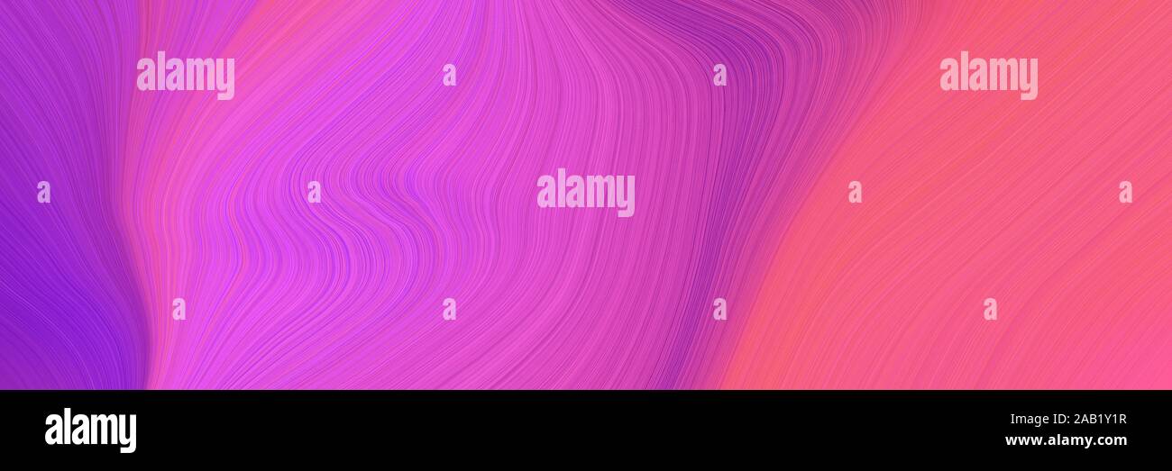 contemporary waves design with neon fuchsia, pale violet red and dark ...