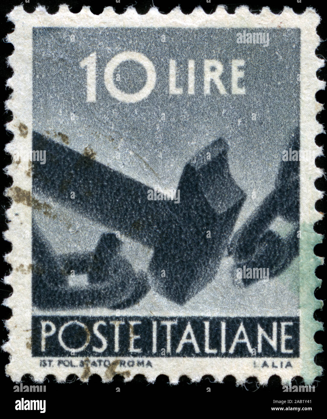 Postage stamp from Italy in the Democracy series issued in 1945 Stock ...