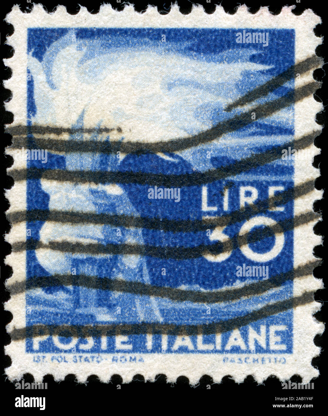 Postage stamp from Italy in the Democracy series issued in 1947 Stock ...