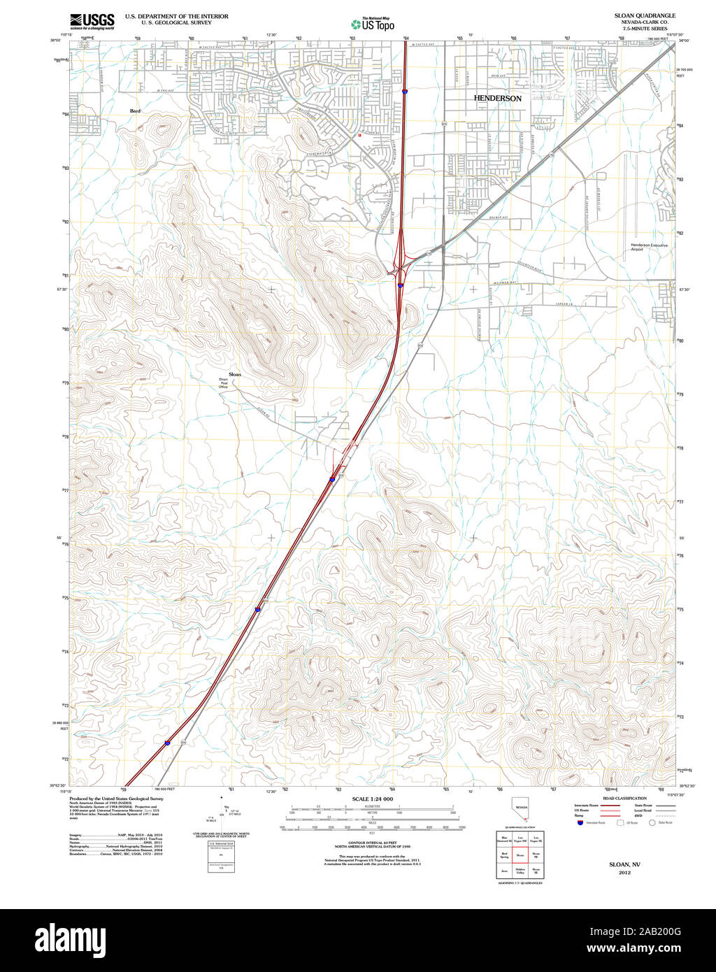 Map of sloan hi-res stock photography and images - Alamy