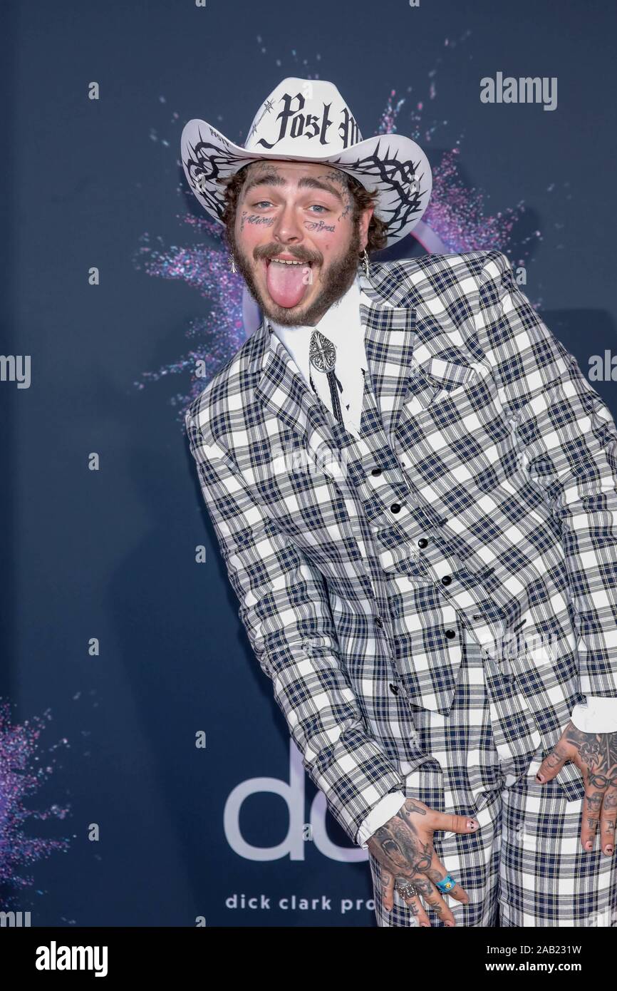 Los Angeles, California, USA. 24th Nov, 2019. Post Malone attends the ...