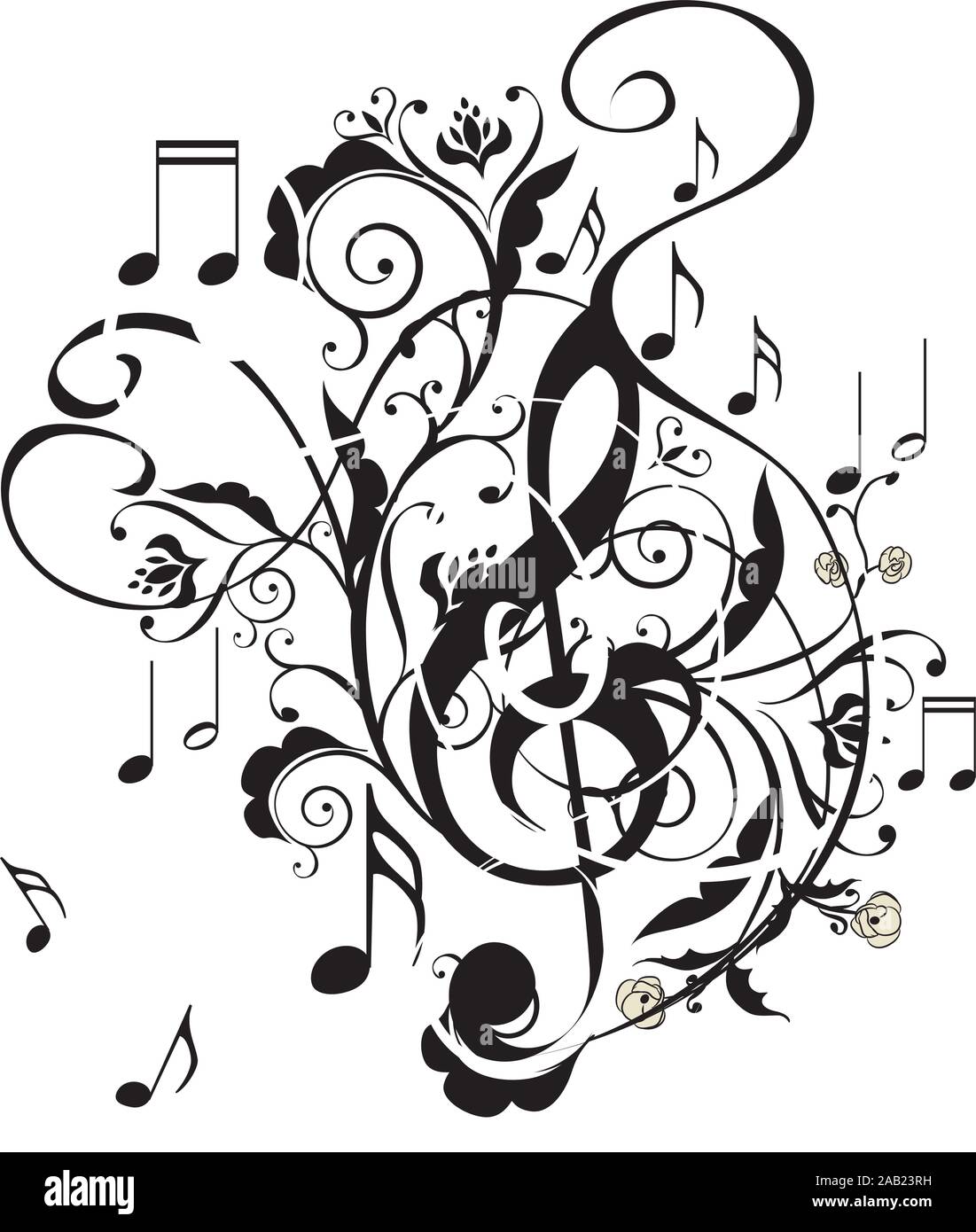 Music Notes Abstract Backgrounds