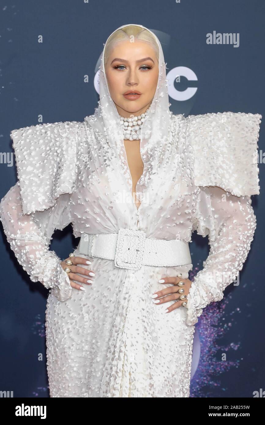 Los Angeles, California, USA. 24th Nov, 2019. Christina Aguilera ...