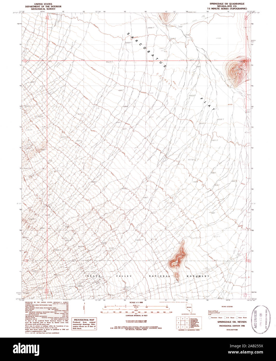 Springdale map Cut Out Stock Images & Pictures - Alamy
