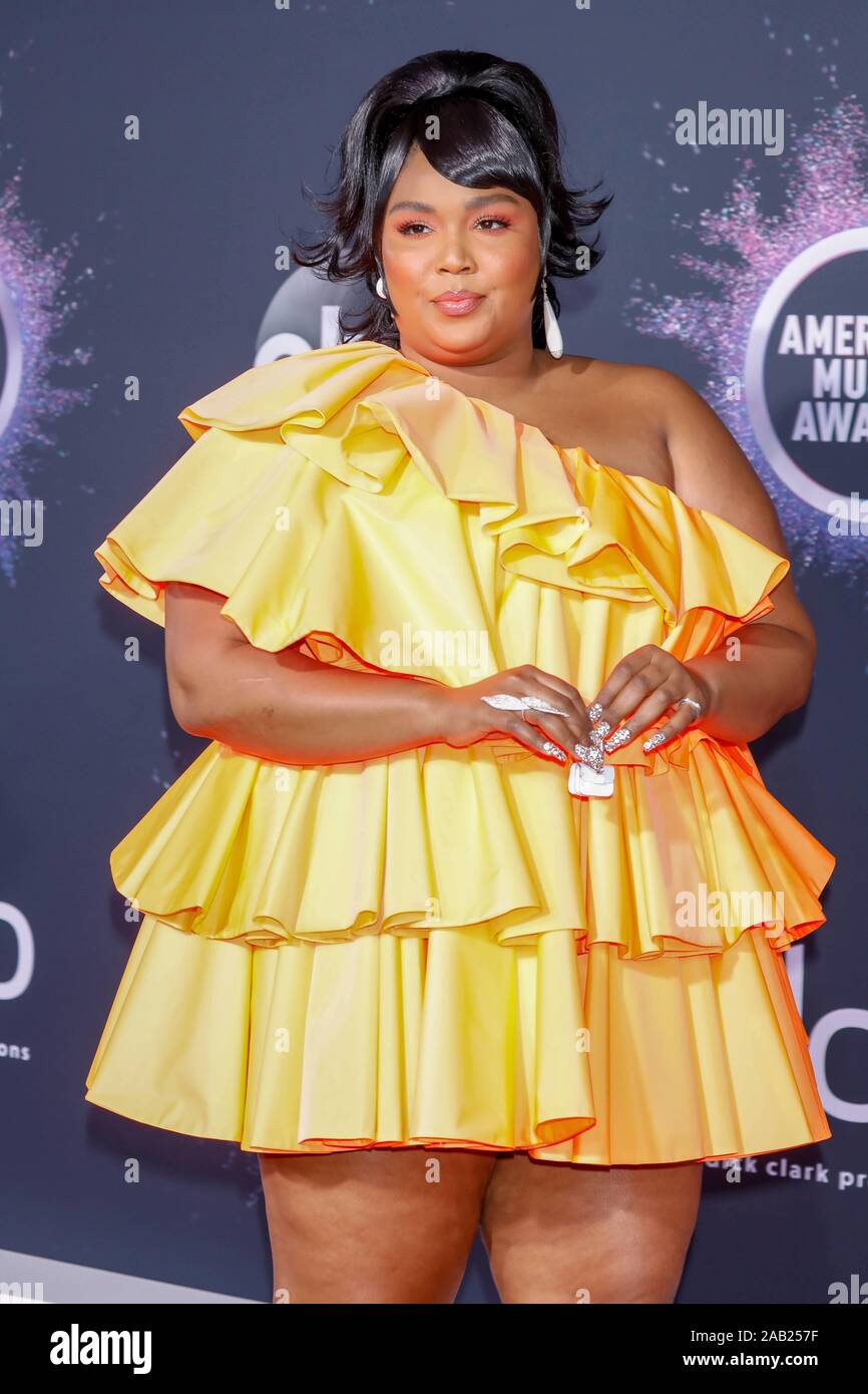 Los Angeles, California, USA. 24th Nov, 2019. Lizzo attends the 2019 ...