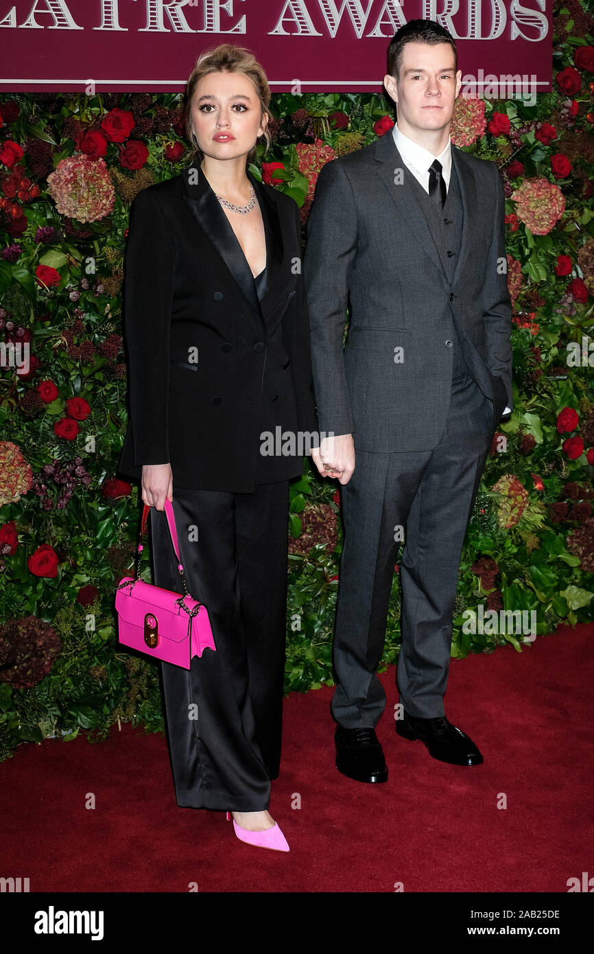 London Coliseum, London, UK. 24 November 2019. Aimee Lou Wood , Connor ...