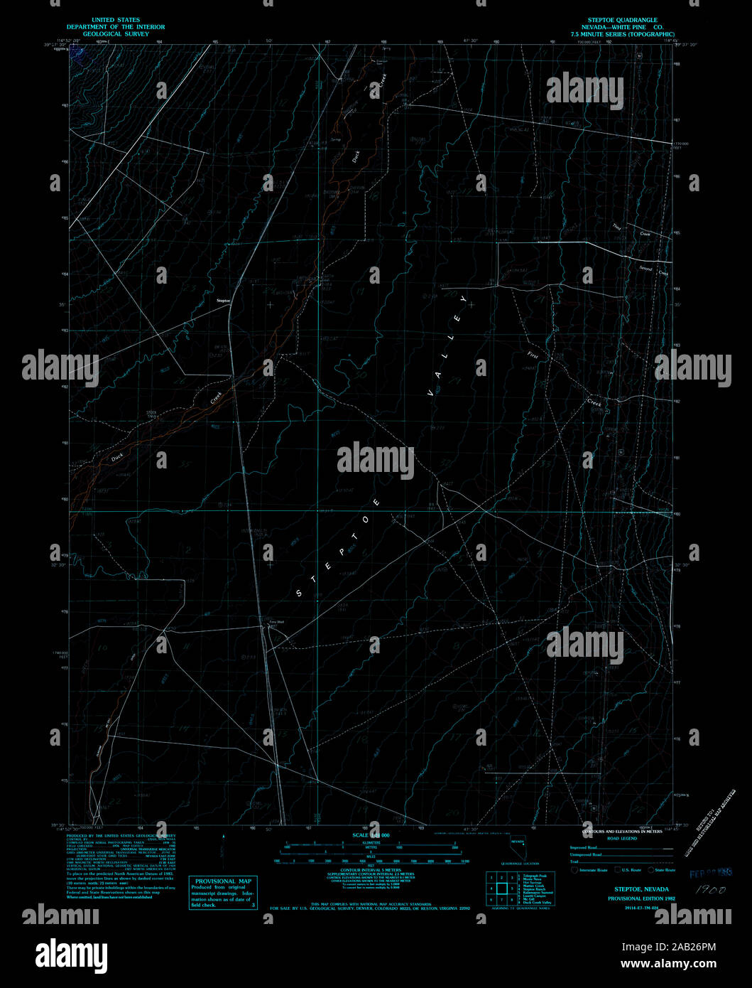Map of steptoe hi-res stock photography and images - Alamy