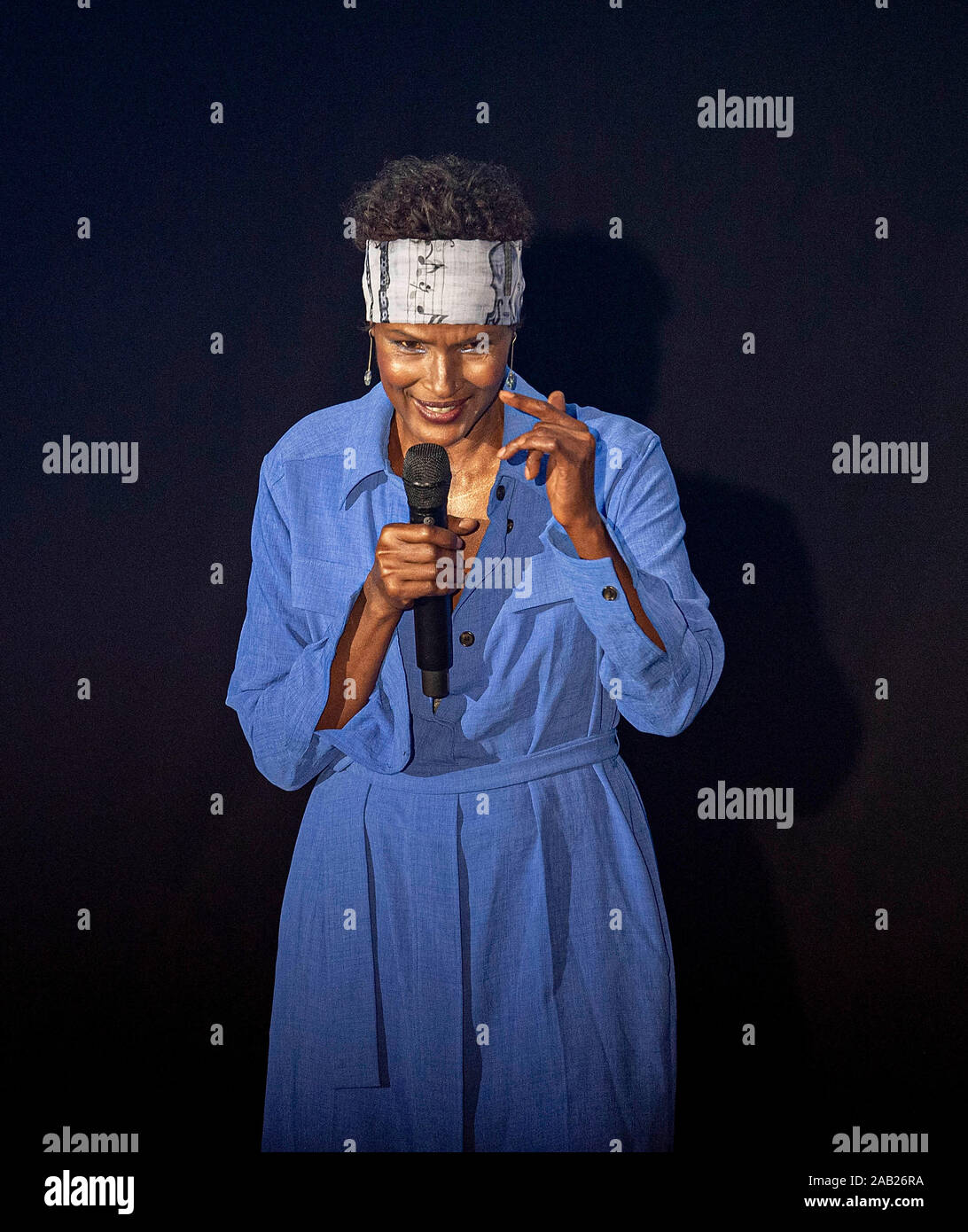 Waris DIRIE (Somalia/AUT, Model, Human Rights Activist) Awarding of the ...