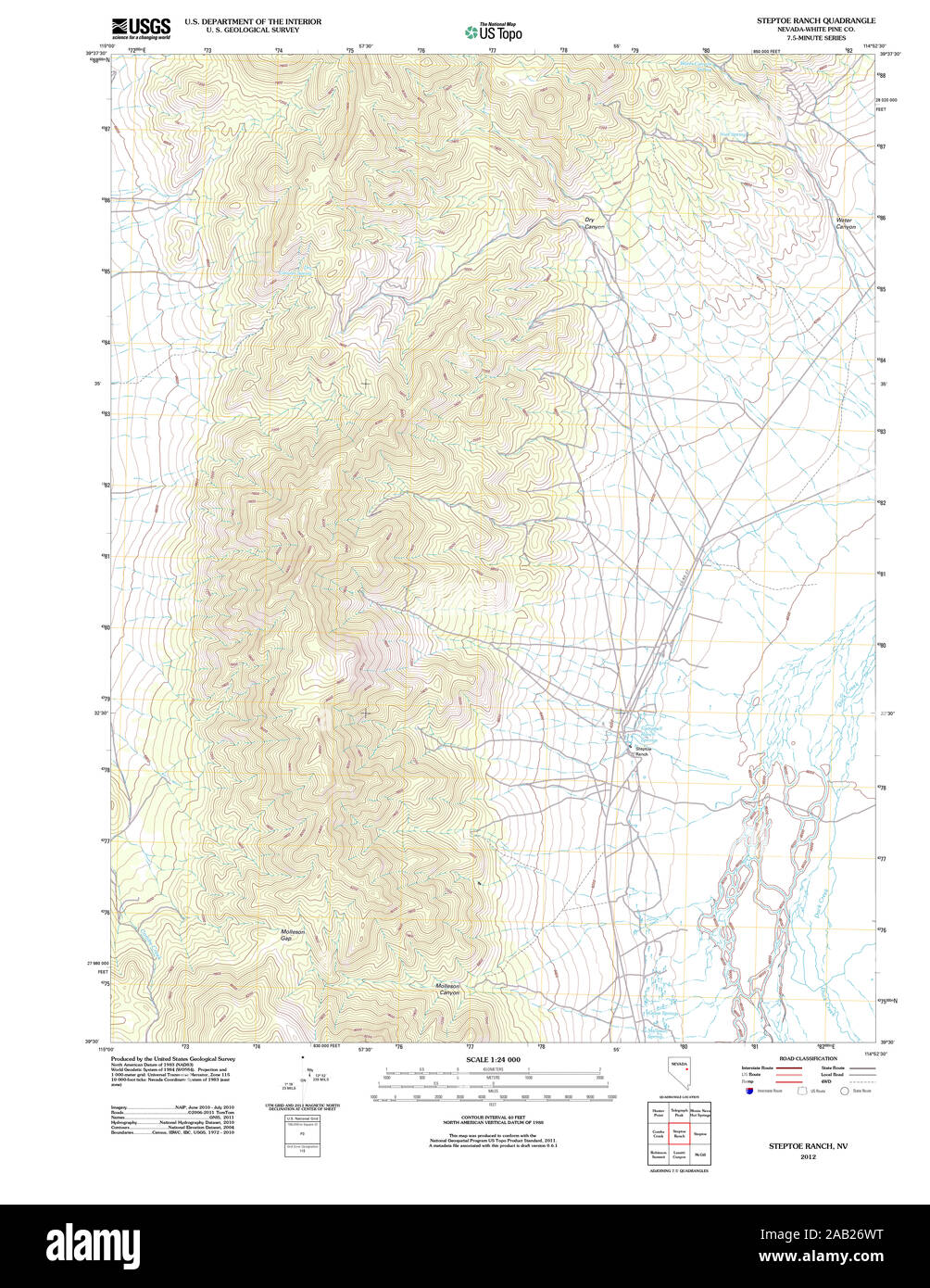 Map of steptoe hi-res stock photography and images - Alamy