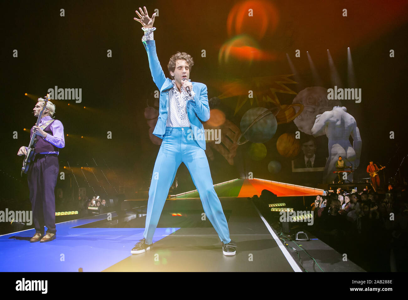 Mika performs the first concert in Italy of revelation tour Stock Photo ...
