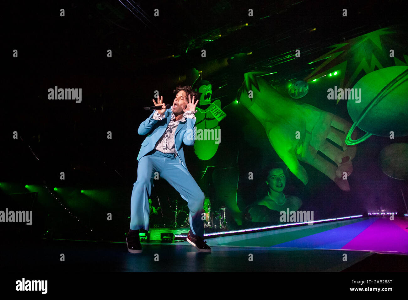 Mika performs the first concert in Italy of revelation tour Stock Photo ...