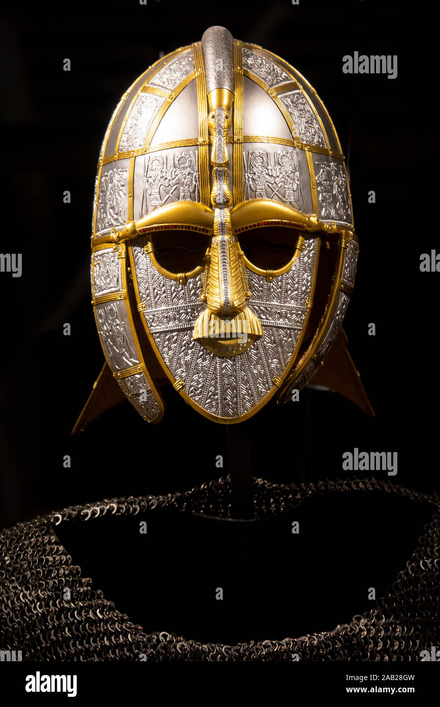 Sutton hoo helmet replica hi-res stock photography and images - Alamy