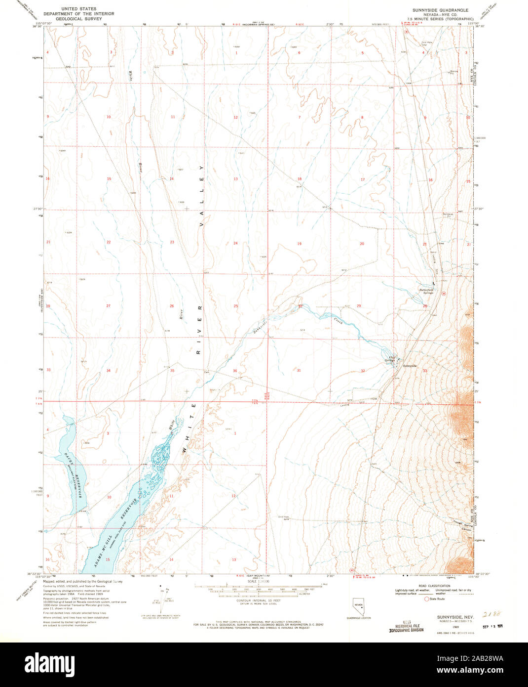 Map of sunnyside hi-res stock photography and images - Alamy