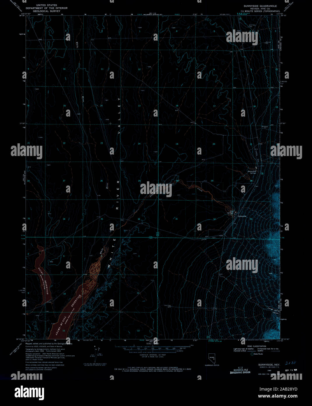 Map of sunnyside hi-res stock photography and images - Alamy