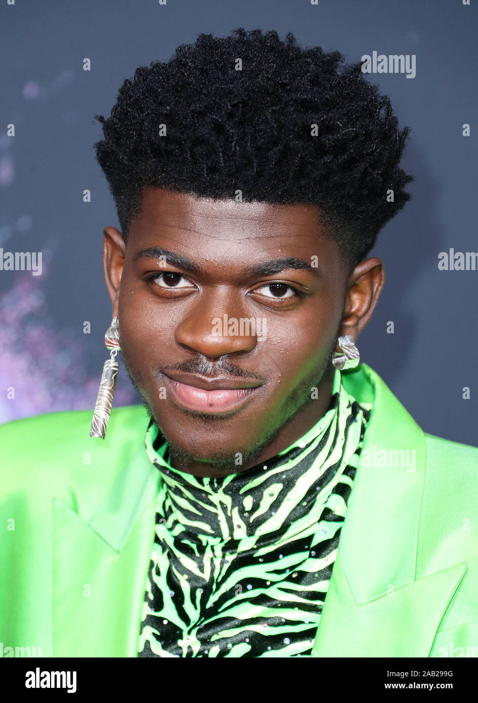 Los Angeles, United States. 24th Nov, 2019. Lil Nas X arrives at the ...