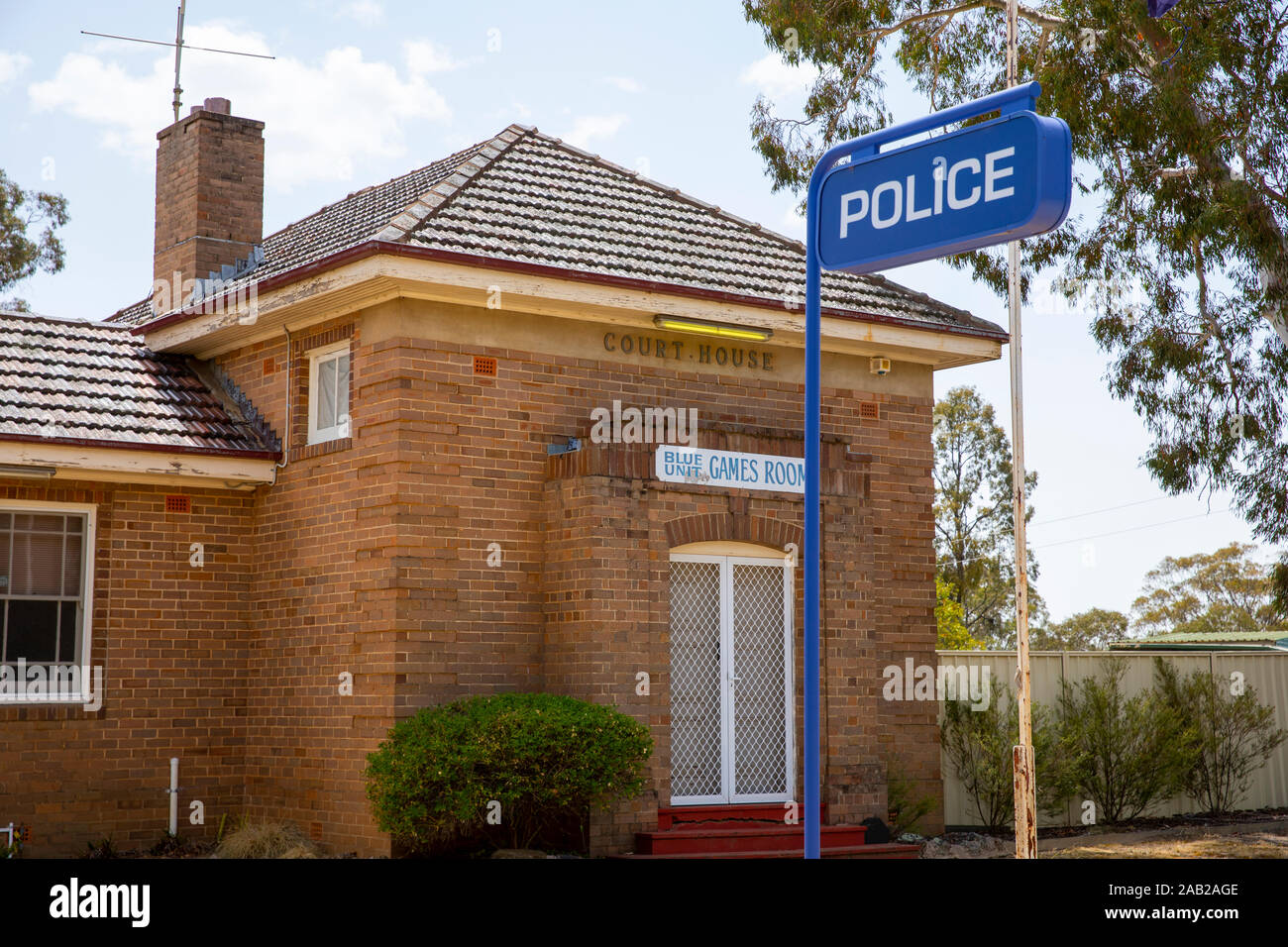 Rural police station australia hi-res stock photography and images - Alamy