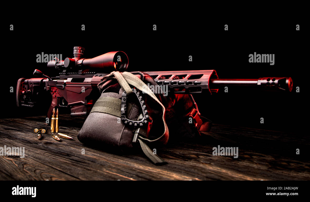 Assault weapon at firing range hi-res stock photography and images - Alamy
