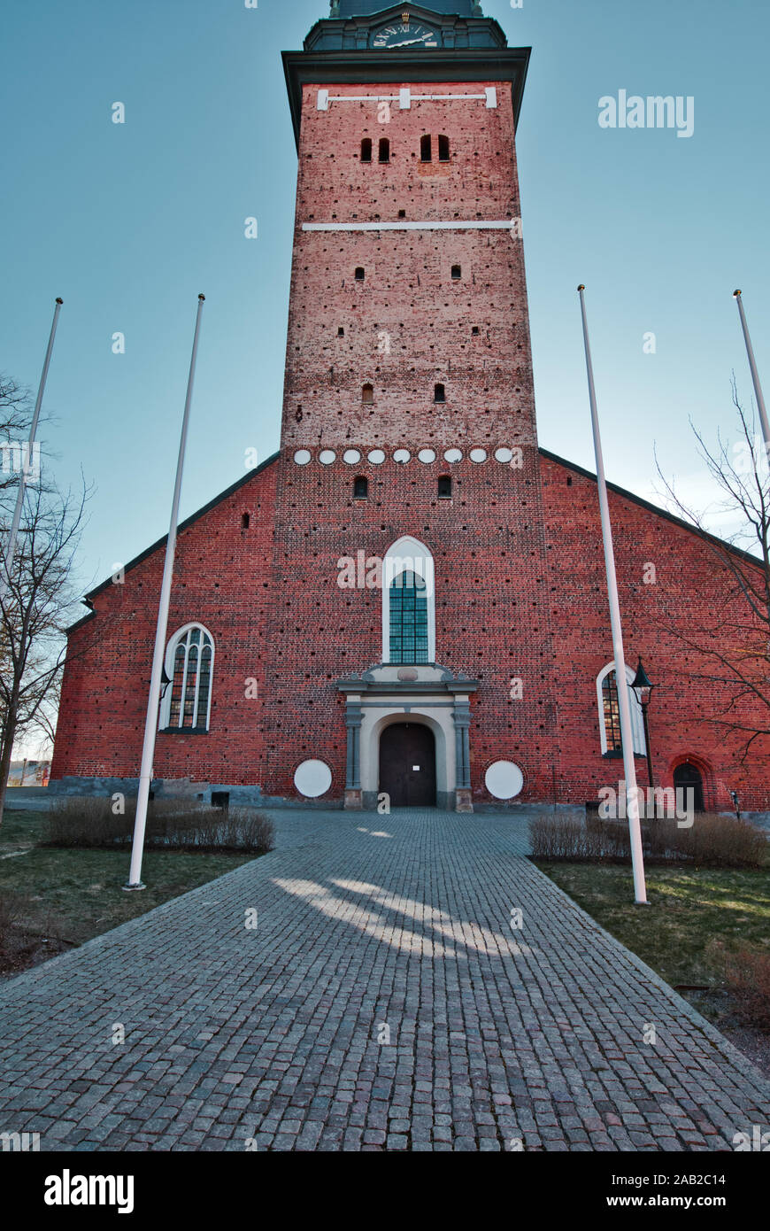 Strangnas Cathedral tower (Strangnas Domkyrka), Strangnas, Sodermanland ... Strangnas Cathedral tower (Strangnas Domkyrka), Strangnas, Sodermanland ...