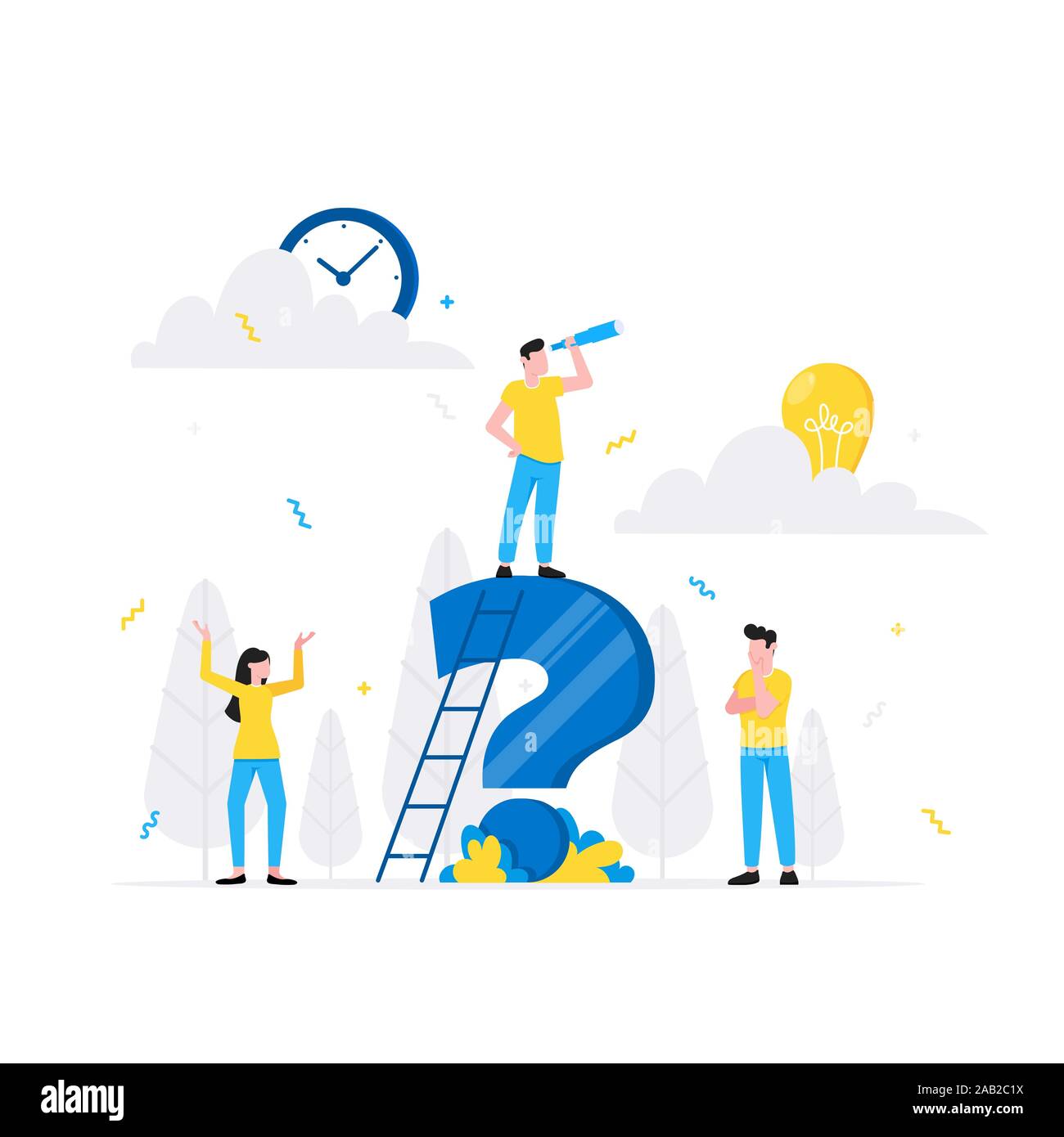 Teamwork concept with tiny people characters working together with big ...