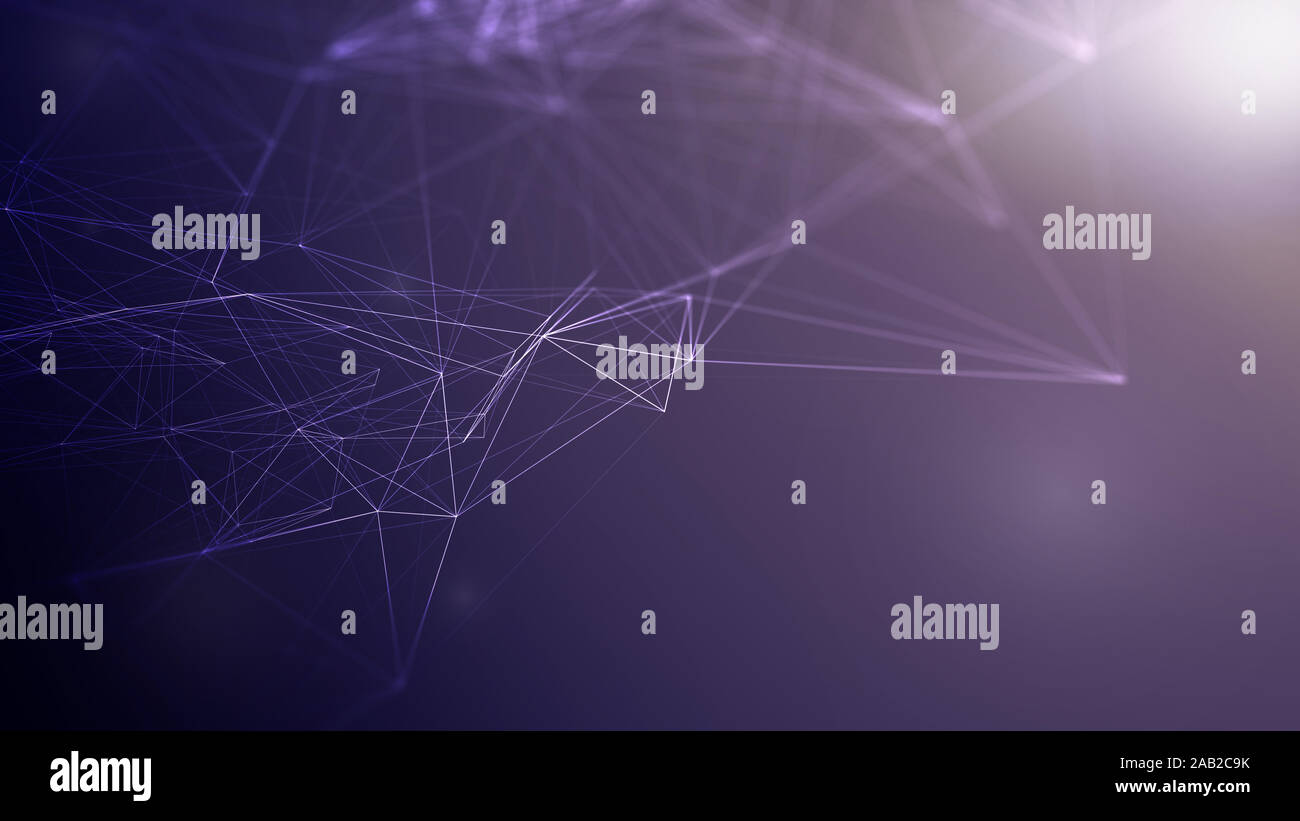 Net Abstract Polygonal Space Low Poly Dark Background Stock Photo - Alamy